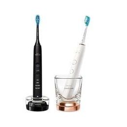 Philips Sonicare DiamondClean Serie 9000 - Duo , Elektrische Zahnb&uuml;rste mehrfarbig, inkl. 2. Handst&uuml;ck (Schwarz und Ros&eacute;gold)