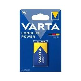 Varta Longlife Power, Batterie 2 St&uuml;ck, E-Block (9-Volt-Block)