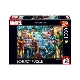Schmidt Spiele Thomas Kinkade Studios: Marvel - The Avengers, Puzzle 1000 Teile