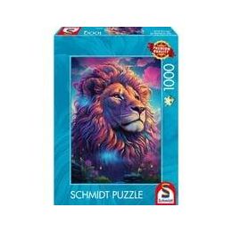 Schmidt Spiele L&ouml;we im Farbenwind, Puzzle 1000 Teile