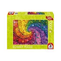 Schmidt Spiele Kunterbunter Bl&uuml;tenwirbel, Puzzle 2000 Teile