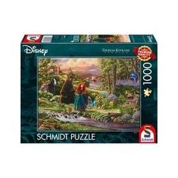 Schmidt Spiele Thomas Kinkade Studios: Disney Dreams Collection - Brave, Merida Legende der Highlands, Puzzle 1000 Teile