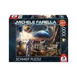Schmidt Spiele Michele Farella: Unendliche Welten - Raumfahrtmissionen, Puzzle 1000 Teile