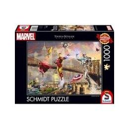 Schmidt Spiele Thomas Kinkade Studios: Marvel - Iron Man, Puzzle 1000 Teile