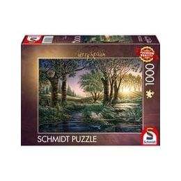 Schmidt Spiele Terry Redlin: Morgenzauber am Teich, Puzzle 1000 Teile