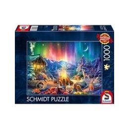 Schmidt Spiele Lagerfeuerromantik unterm Sternenhimmel, Puzzle 1000 Teile