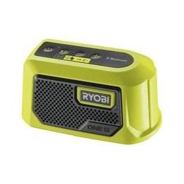 Ryobi ONE+ Akku Bluetooth Box Mini, 18Volt, Lautsprecher gr&uuml;n/schwarz, ohne Akku und Ladeger&auml;t