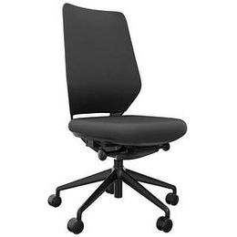 FM Bürostuhl Asiento, 4260761570303 Stoff schwarz, Gestell schwarz