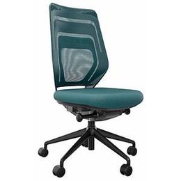 FM Bürostuhl Asiento, 4260761570297 Stoff blau, Gestell blau