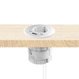 Energon; Multiporteinbau- steckdose; 230VAC; 16A USB-Port A/C