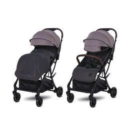 Lorelli Kinderwagen Buggy Minori faltbar PU-Räder Getränkehalter Fußabdeckung grau