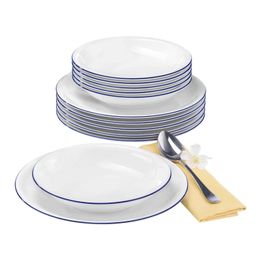Seltmann Weiden Tafelservice Compact Blaurand 12er Set