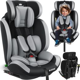 Kidiz® Autokindersitz Premium Kinderautositz Gruppe 1+2+3, 9-36 kg 5-Punkt-Sicherheitsgurt, Autositz, Kindersitz, Einstellbare Kopfstütze, Mitwachsende Sitzerhöhung 1-12 Jahre, Stabil und Sicher