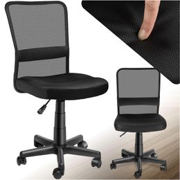 TecTake® Bürostuhl, ergonomische Form, mit Netzstoffbezug, stufenlos höhenverstellbar