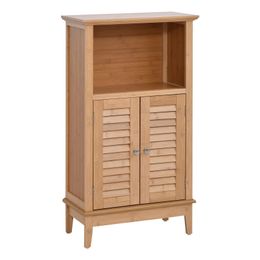 HOMCOM Badezimmerschrank natur 50 x 25,5 x 92 cm (BxTxH)