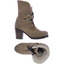 Donna Carolina Damen Stiefelette, beige, Gr. 36