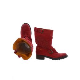 Deerberg Damen Stiefel, rot, Gr. 40