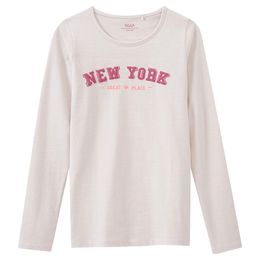 Yigga Mädchen Langarmshirt mit Text-Motiv