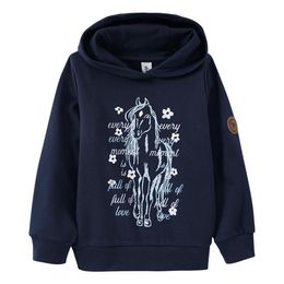 Yigga Mädchen Hoodie mit Pferde-Motiv