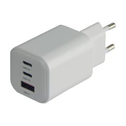 QUATPower USB-Ladeger&auml;t P816, 65 W, 3-fach, 2 x USB-C, 1 x USB-A, wei&szlig;