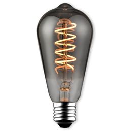 Blulaxa LED-Lampe, Vintage flex Filament, ST64, 5W, 140lm, 1800K, smoky