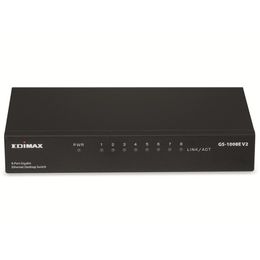 EDIMAX Gigabit-Switch GS-1008E V2, 8-port, Metallgeh&auml;use