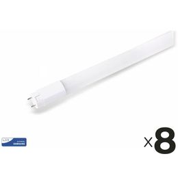 V-TAC LED-R&ouml;hre VT-152, HIGH LUMEN, EEK: E, 22 W, 3000 lm, G13, 4000 K, 150 cm, 8 St&uuml;ck