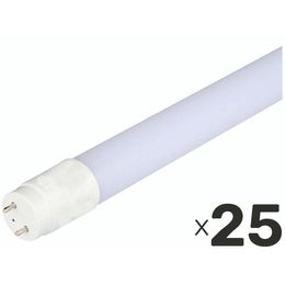 V-TAC LED-R&ouml;hre VT-1577, T8, G13, EEK: F, 20 W, 2100 lm, 3000 K, 1500 mm, 25 St&uuml;ck