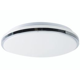 M&uuml;ller Licht M&Uuml;LLER-LICHT LED-Deckenleuchte 21000053 chrom, 20 W, 1300 lm, 3000 K, 3-Stufendimmer