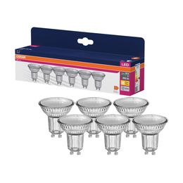 Osram LED-Lampe PAR16, 6 St&uuml;ck, GU10, 4,3 W, 350 lm, 2700 K