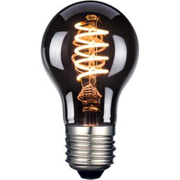LUXULA LED-Filament-Lampe, SPIRAL, Bulb, E27, 4W, 40lm, 1800K, dimmbar