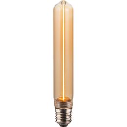 LUXULA LED-Filament-Lampe, Tube Line Amber, E27, 2W, 65lm, 1800K