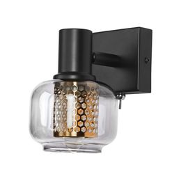 LEDVANCE LED-Wandleuchte, 4058075838017, E14, 2,8W, 250lm, 2700K, schwarz