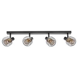 LEDVANCE LED-Deckenleuchte 4058075838079, 4 x E14, 11,2W, 1000lm, 2700K, schwarz