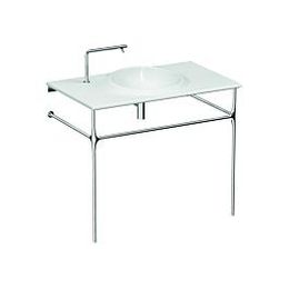 Vitra Istanbul Waschtisch 4519B403-6141 60x100cm, ohne Überlauf/1 Hahnloch, weiß VC