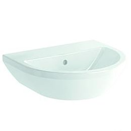 Vitra Integra Waschtisch 7066L003-0012 49,5 x 43 cm, weiß, mit Überlauf/ohne Hahnloch