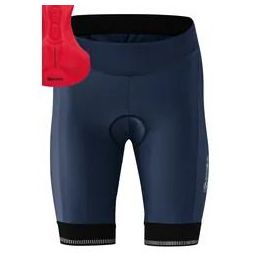 Fahrradhose Gonso "SITIVO W 0" Gr. 36, Normalgrößen, blau (rot) Damen Hosen Radhose mit innovativem Sitzpolsterkonzept