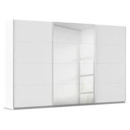 Schwebetürenschrank Rauch "Kleiderschrank Schrank Garderobe AGORDO mit Dekor- oder Hochglanzfront" Schränke Gr. B/H/T: 360cm x 229cm x 62cm, 3 St., weiß (alpinweiß) durchdachte Innenausstattung, in 4 Breiten und 2 Höhen MADE IN GERMANY