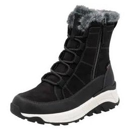 Winterboots Rieker EVOLUTION Gr. 43, schwarz Damen Schuhe Stiefelette, Profilsohle, mit TEX-Membran für den Winter