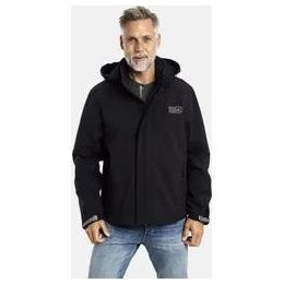 Softshelljacke Jan Vanderstorm "Softshelljacke MENNE" Gr. 54, schwarz Herren Jacken wind- und wasserabweisend