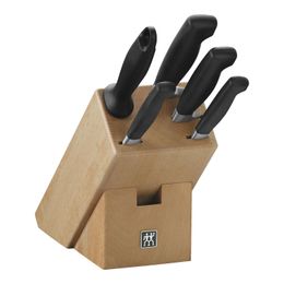 Zwilling **** VIER STERNE 6-tlg, Messerblockset, Natur