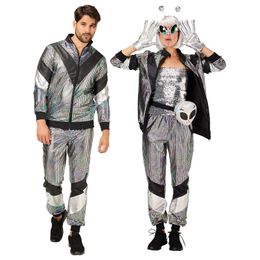 buttinette Trainingsanzug "80er-Holo", unisex