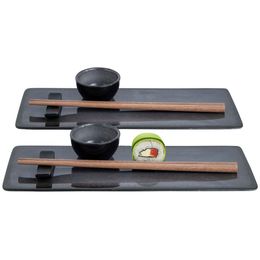 Moritz & Sushi Set Anthrazit Asia 10-tlg. Digital