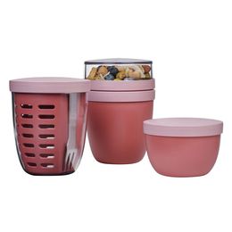 Mepal Snackpot-Set 3-tlg. mauve RANGE Vivid Mauve