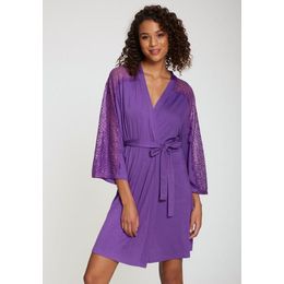 Lascana Kimono lila Gr. 32/34 für Damen