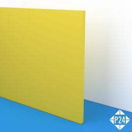 PVC Hartschaum Platte hellgelb 3mm
