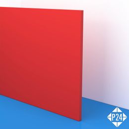 PVC Hartschaum Platte rot 3mm