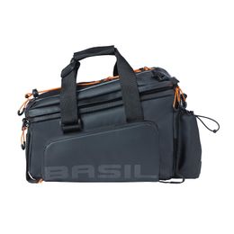 Basil Gep&auml;cktr&auml;gertasche "Miles" XL Pro, schwarz/orange