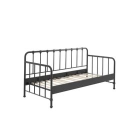 Vipack BRONXX Daybett mit Liegefl&auml;che 90 x 200 cm Schwarz matt