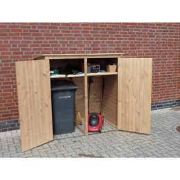 Promadino M&uuml;lltonnenschrank 2t&uuml;rig
